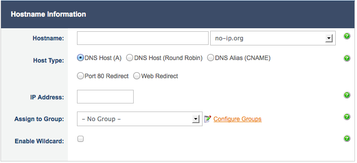 How to Configure Your No-IP Hostname | Support | No-IP Knowledge Base How to Configure Your No-IP Hostname | Support | No-IP Knowledge Base