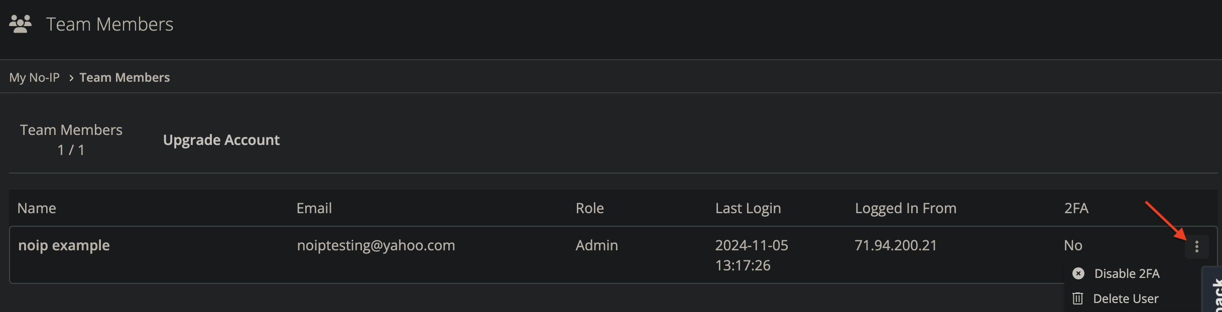 Team Login Information and Instructions | Support | No-IP Knowledge Base