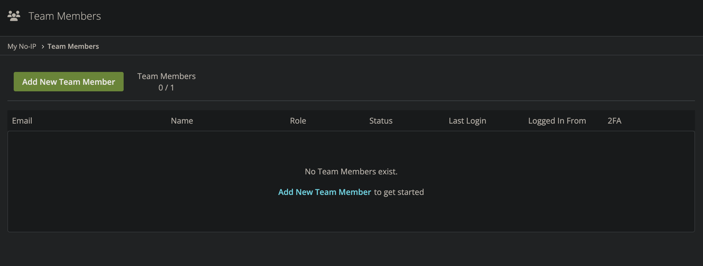 Team Login Information and Instructions | Support | No-IP Knowledge Base