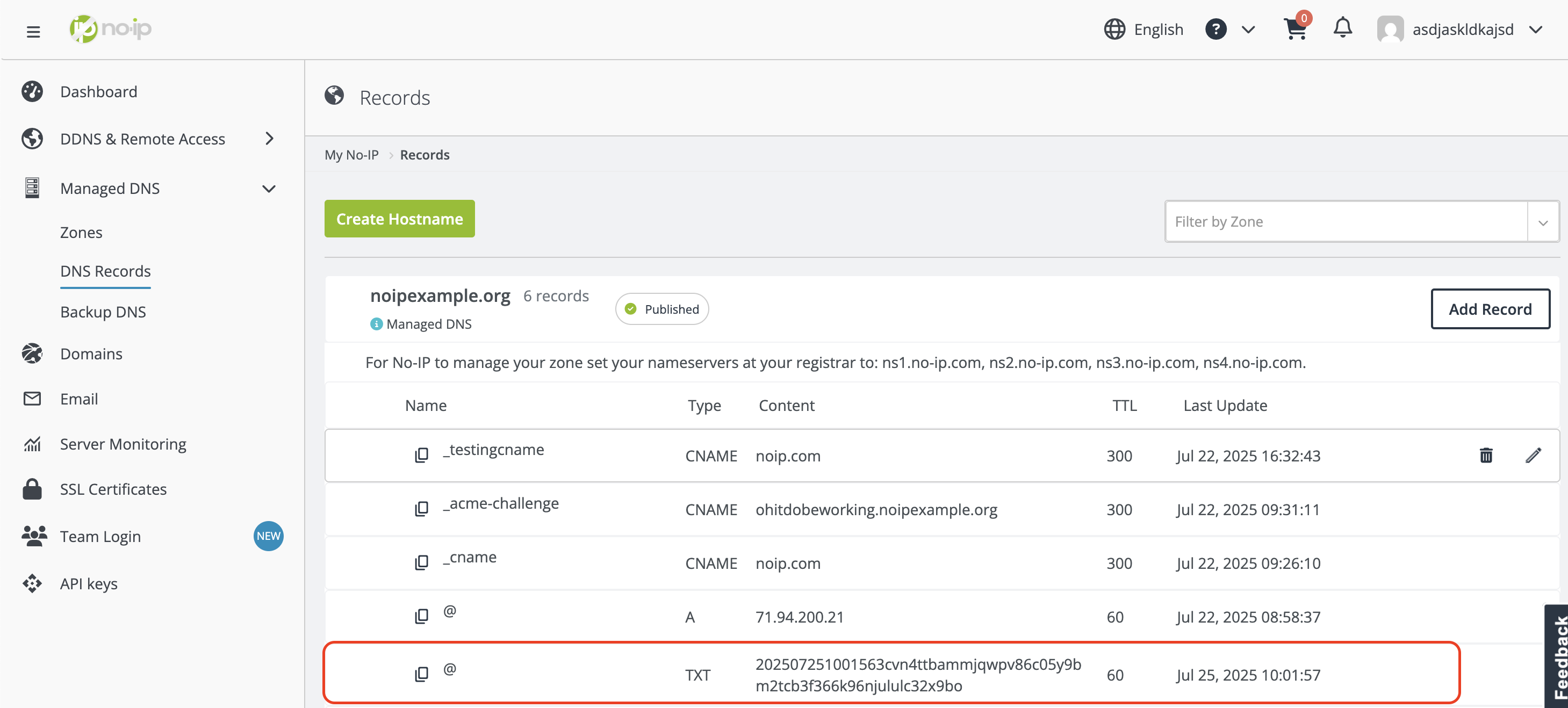 How to use a TXT Record for SSL Verification