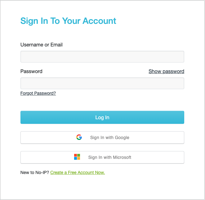 How to LogIn to your No-IP Account No-IP Knowledge Base